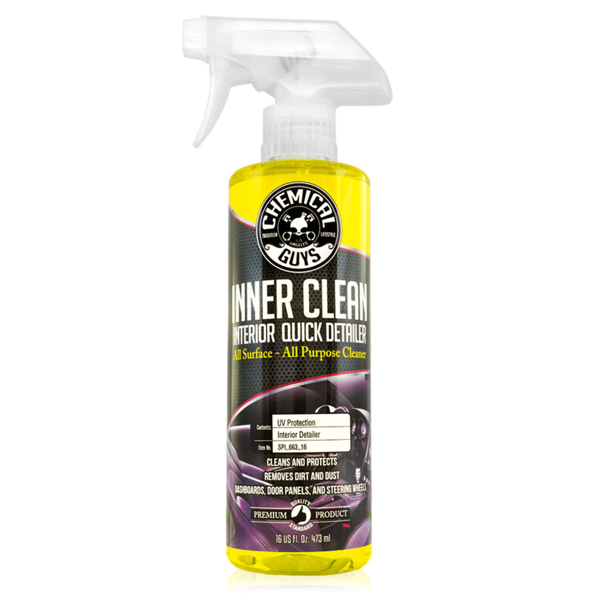 Chemical Guys Innerclean Interior Quick Detailer and Protectant 473ml ...